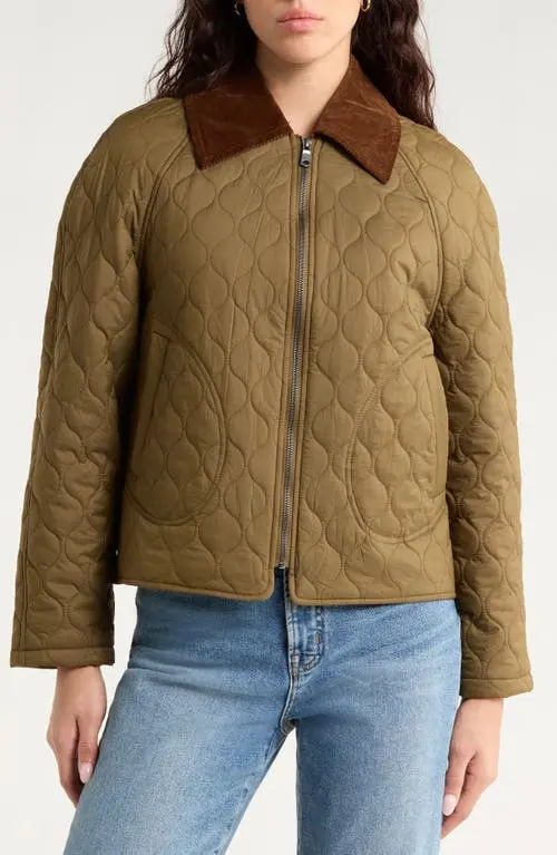Avec Les Filles Quilted Barn Jacket