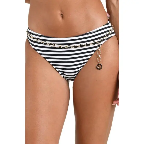L'Agence Nicole Voyage Classic Bikini Bottom - Black