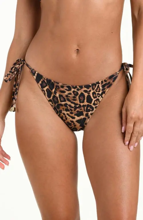 L'Agence Britt Leopard Bikini Bottom - Natural