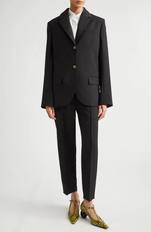 Marni Mending Logo Tropical Wool Blazer