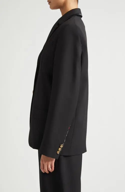 Marni Mending Logo Tropical Wool Blazer