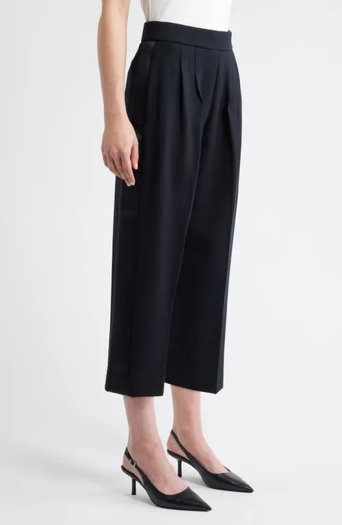 Spanx Ponte Knit Pleated Tuxedo Pants