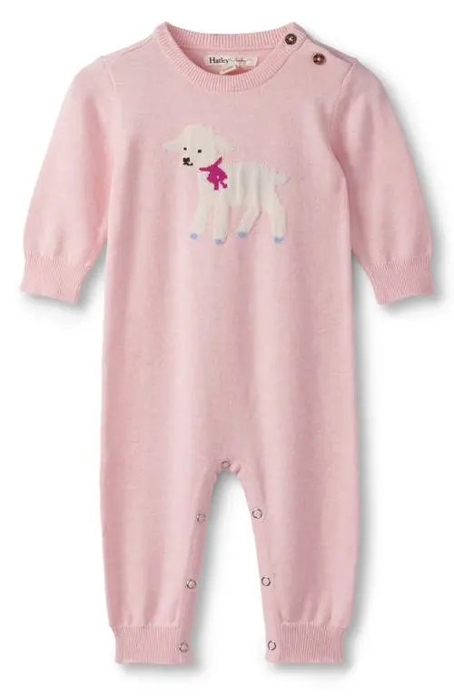 HATLEY Lamb Sweater Romper - Pink