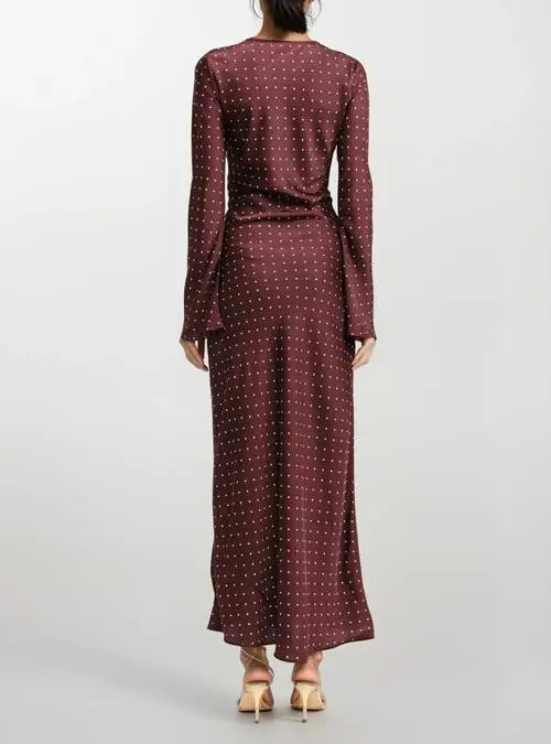 SISTERLY Adele Polka-dot Gown