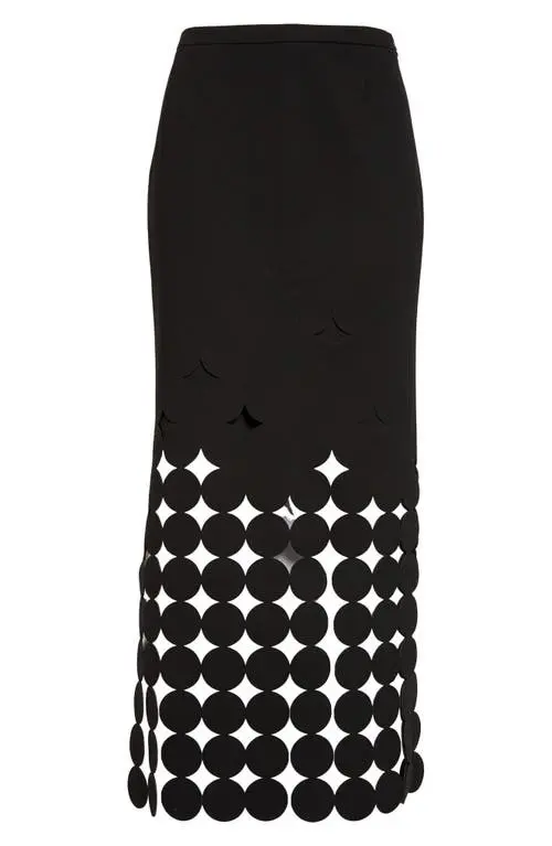 Akris Dot Cutout Skirt