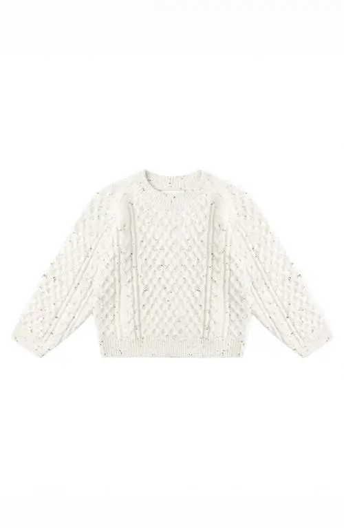 RYLEE + CRU Cable Knit Pullover Sweater