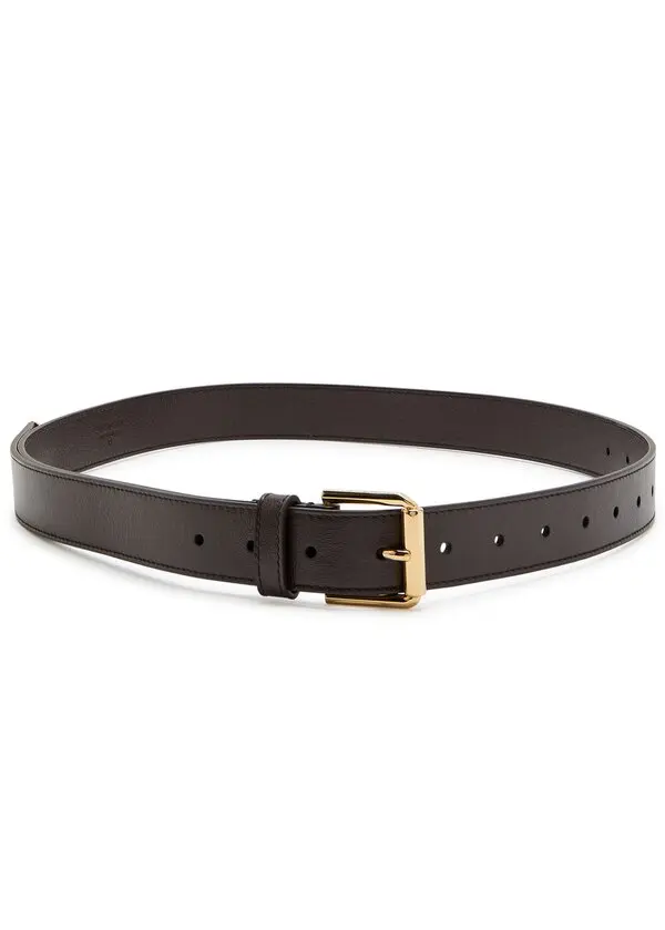 Givenchy Leather Belt - Chocolate