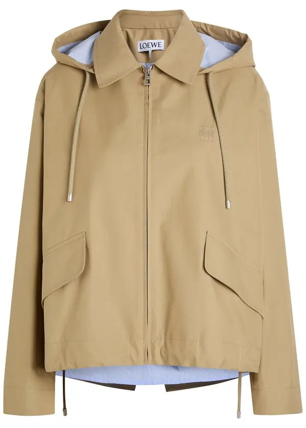 Loewe Hooded Cotton Jacket