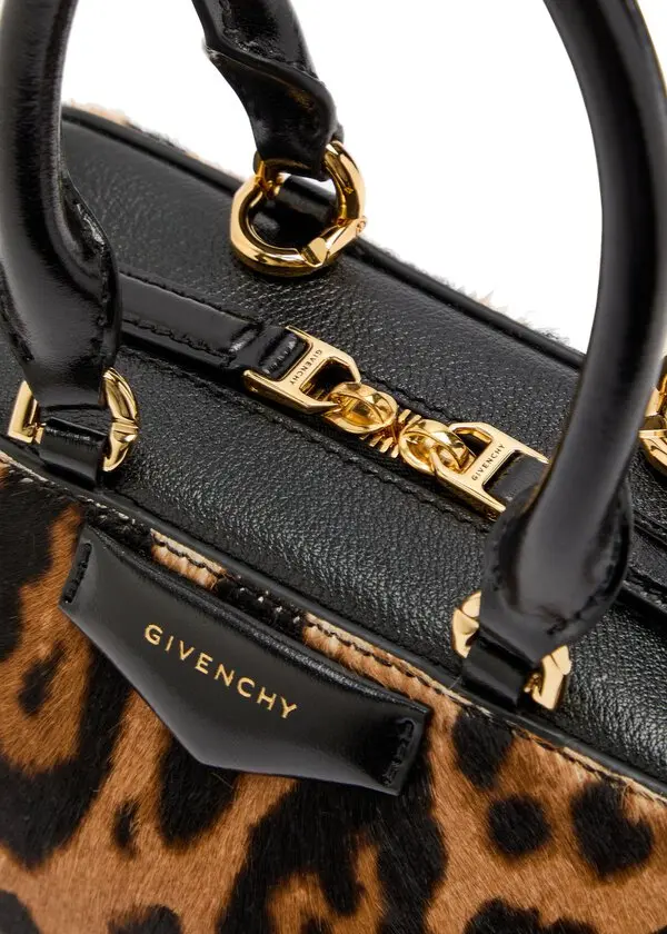 Givenchy Antigona East-west Mini Cross-body Bag - Leopard