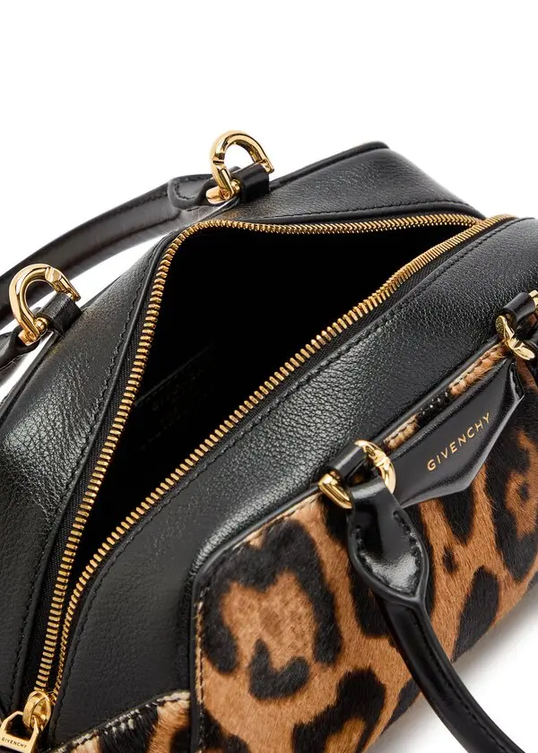 Givenchy Antigona East-west Mini Cross-body Bag - Leopard