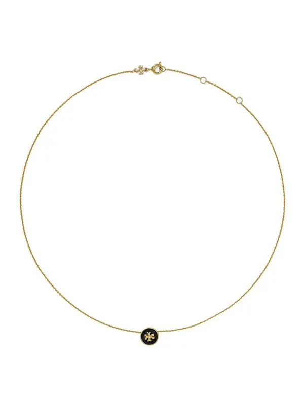 Tory Burch Kira Metallic Necklace - Grey