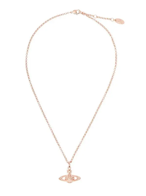 VIVIENNE WESTWOOD Mini Bas Relief Orb Pendant Necklace - Grey