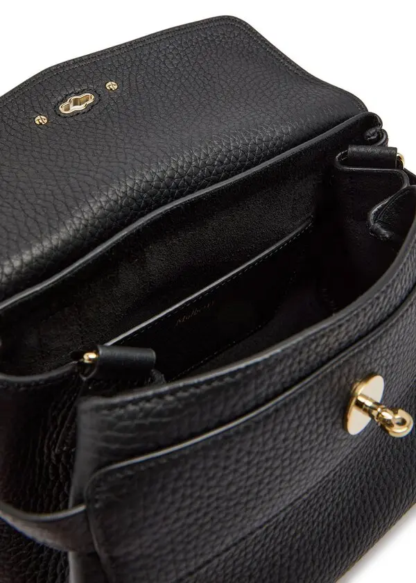 Mulberry Mini Alexa Grained Leather Cross-body Bag - Black