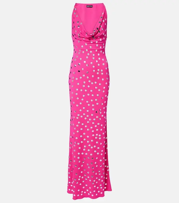 David Koma Polka-dot Gown