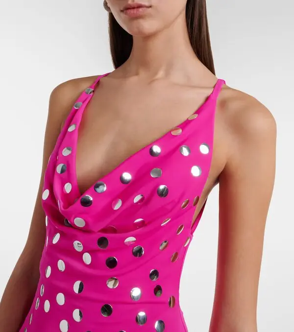 David Koma Polka-dot Gown