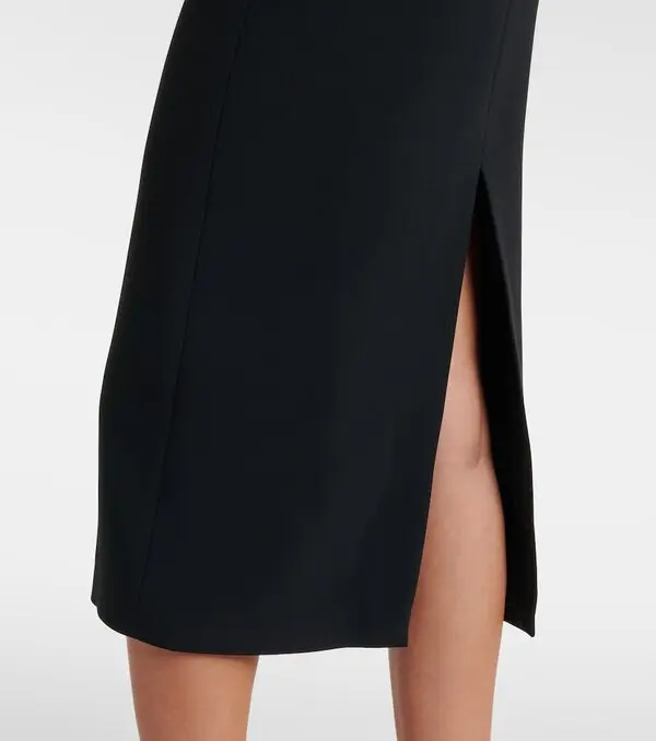 David Koma Feather-trimmed Cocktail Dress
