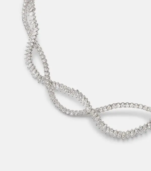 Yeprem Y-couture 18kt White Gold Diamond Necklace