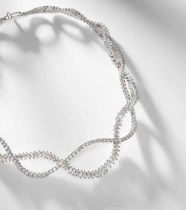 Yeprem Y-couture 18kt White Gold Diamond Necklace