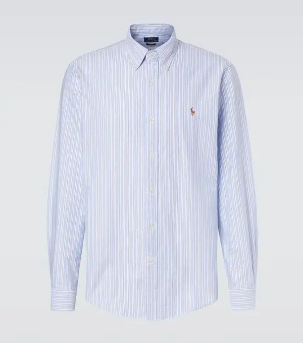 Polo Ralph Lauren Striped Cotton Shirt - Blue