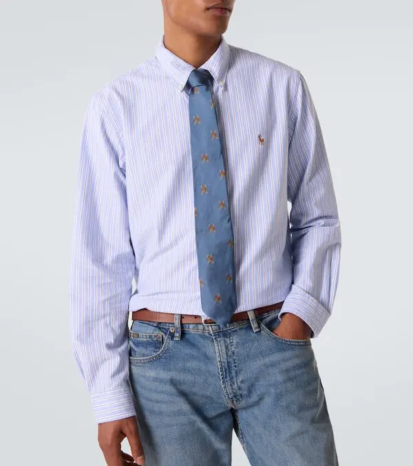 Polo Ralph Lauren Striped Cotton Shirt - Blue
