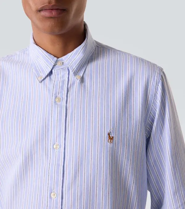 Polo Ralph Lauren Striped Cotton Shirt - Blue