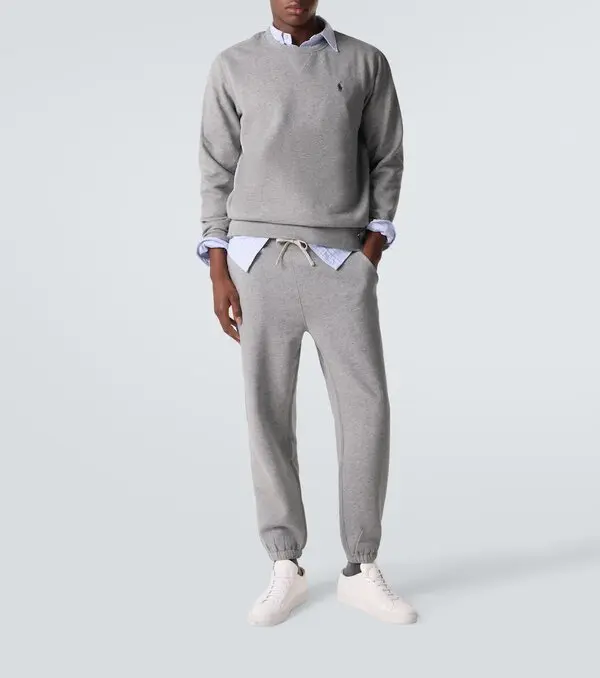 Polo Ralph Lauren Cotton-blend Jersey Sweatshirt - Grey