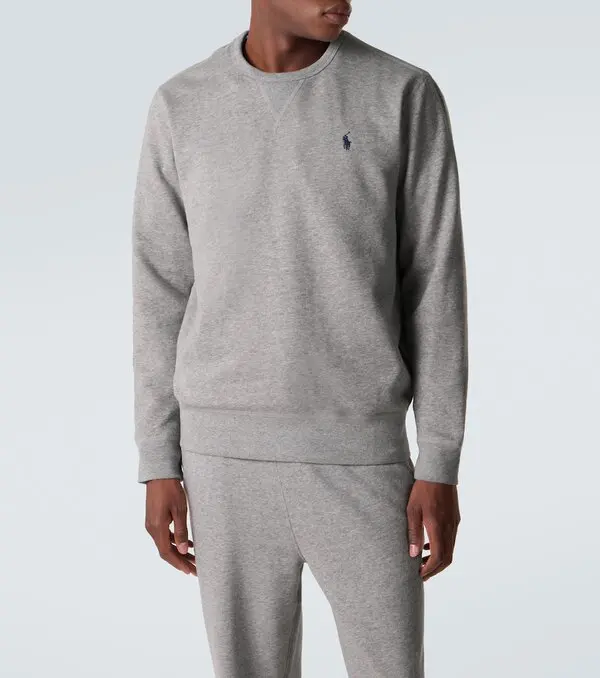 Polo Ralph Lauren Cotton-blend Jersey Sweatshirt - Grey
