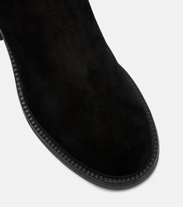 TOD'S Gommino Suede Chelsea Boots
