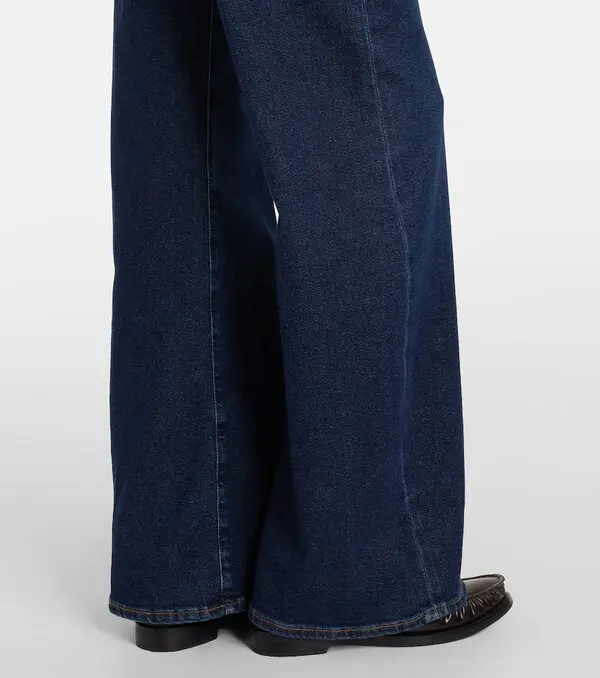 7 For All Mankind Lotta High-rise Wide-leg Jeans