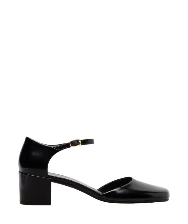 THE ROW Penelope Leather Pumps - Black