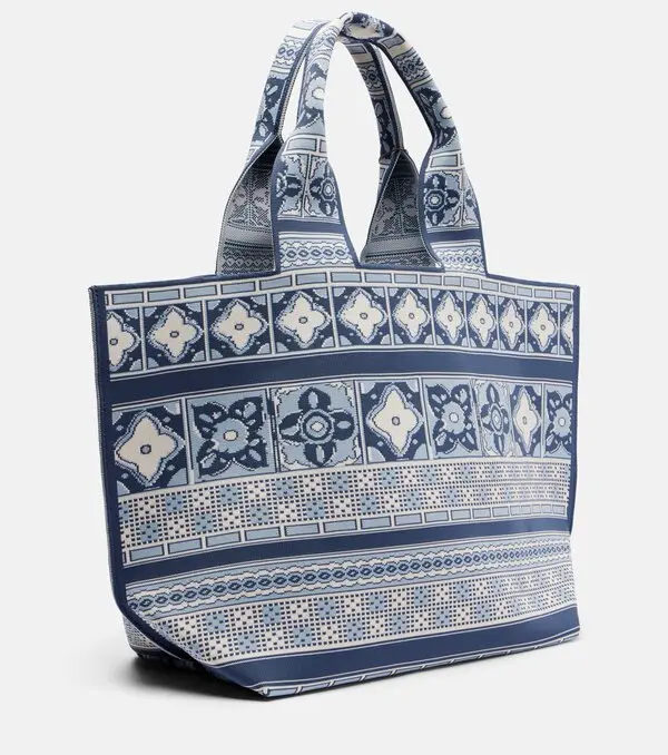 ALEMAIS Alémais Villa Romantica Maxi Tote Bag - Blue