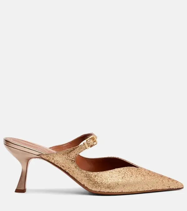 Zimmermann Aura 65 Glitter Mules
