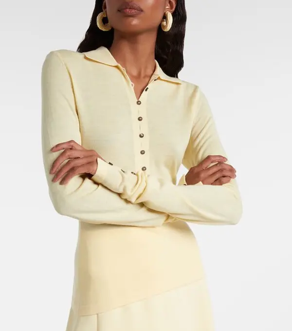 Jacquemus Wool Polo Sweater