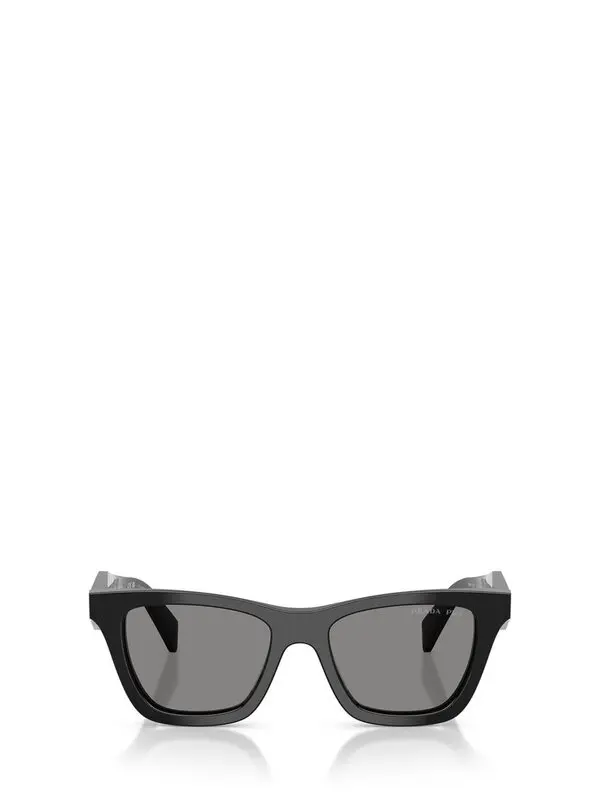 Prada Acetate Square Frame Sunglasses - Black