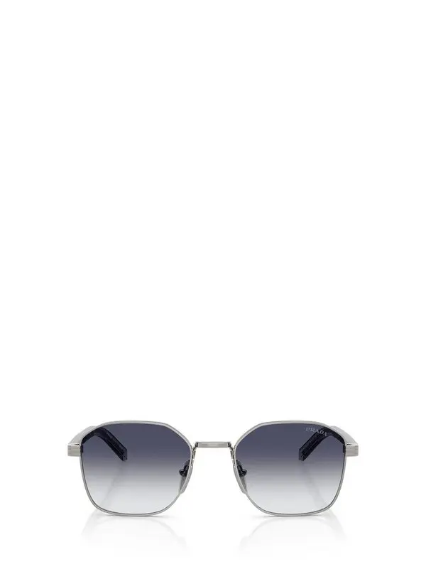 Prada Acetate And Metal Square Frame Sunglasses - Grey