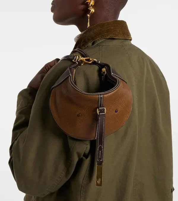 Polo Ralph Lauren Polo Id Small Leather Shoulder Bag
