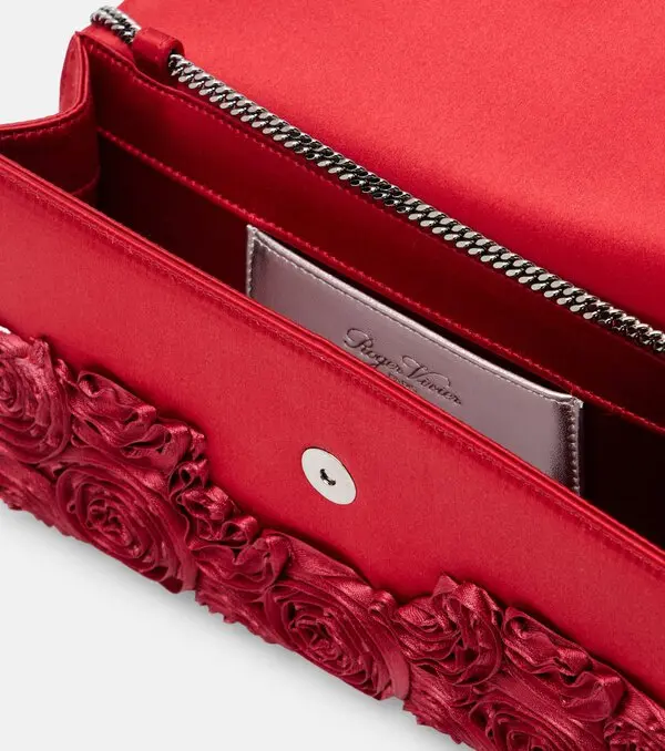 ROGER VIVIER Rose Vivier Embellished Clutch