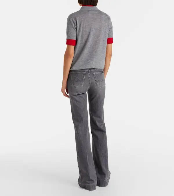 7 For All Mankind Modern Dojo High-rise Flared Jeans