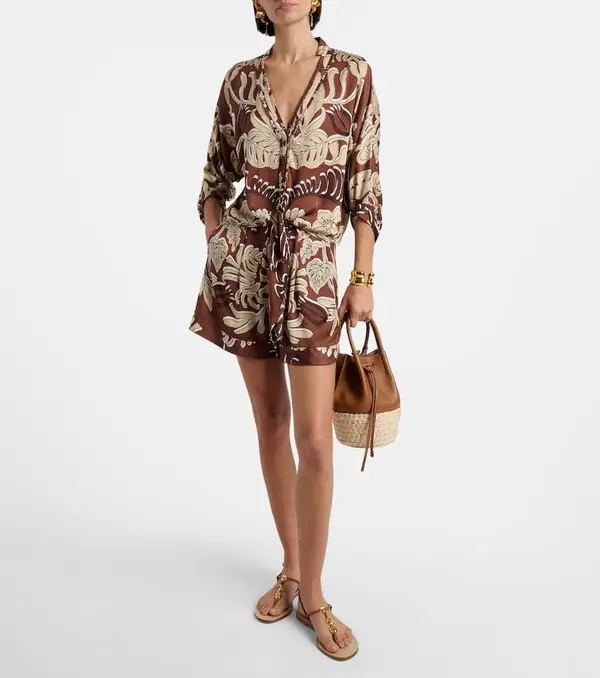 Poupette St Barth Azia Printed Top