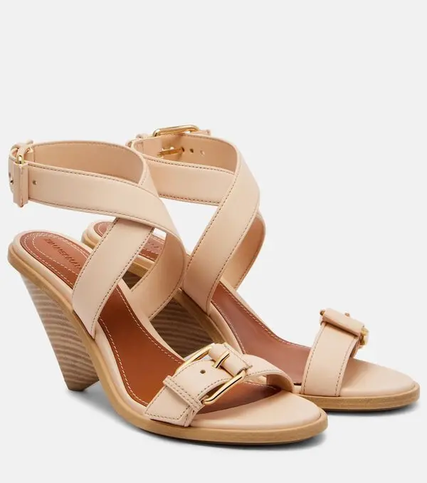 Zimmermann Orla 85 Leather Sandals - White