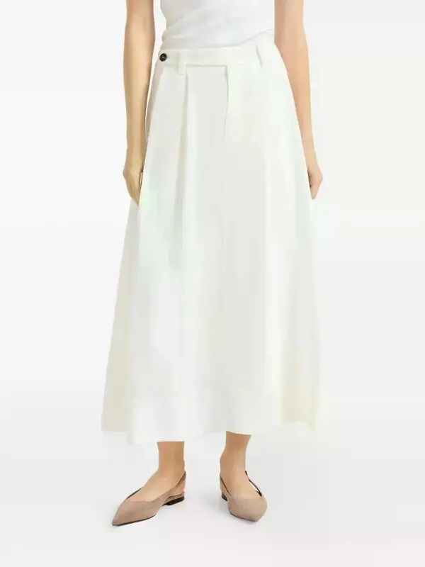 Brunello Cucinelli Monili-detail Midi Skirt