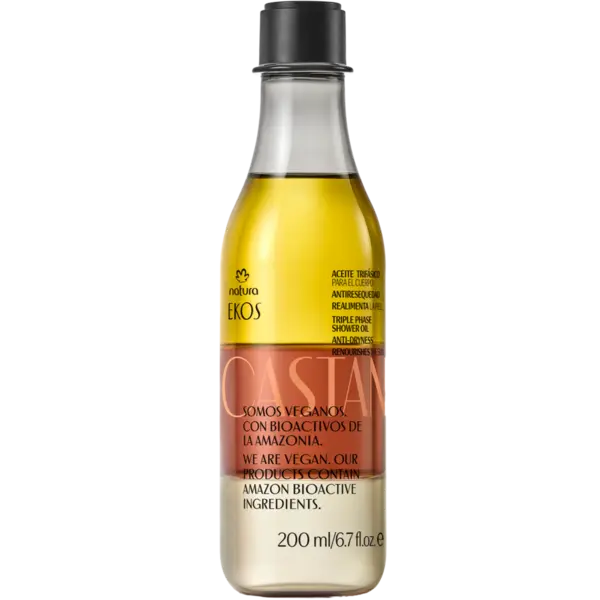 NATURA Brazil Nut Triple Phase Body Oil – Hydrating & Nourishing With Castanha Oil, Vegan - One-color