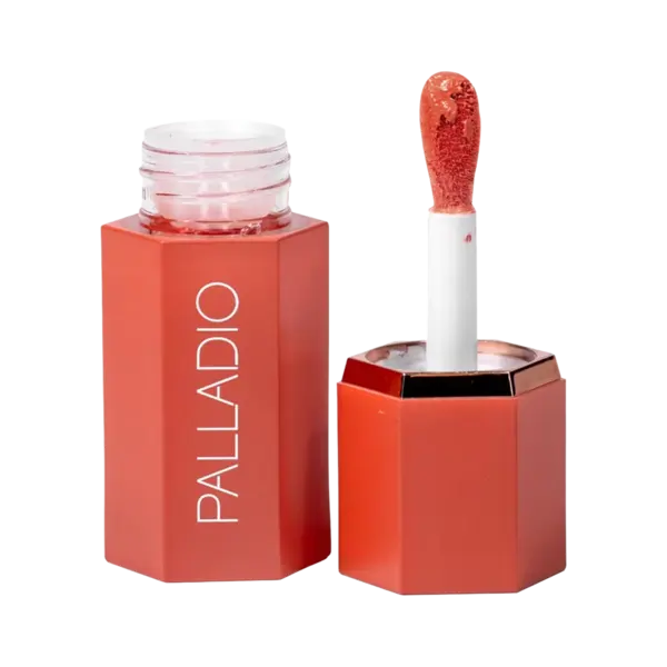 PALLADIO BEAUTY Liquid Blush 2-in-1 Lip & Cheek Tint - Sunny Coral