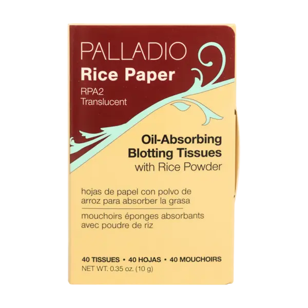 PALLADIO Rice Paper Blotting Sheets - Translucent