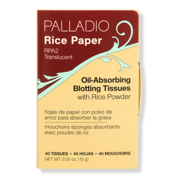 PALLADIO Rice Paper Blotting Sheets - Translucent