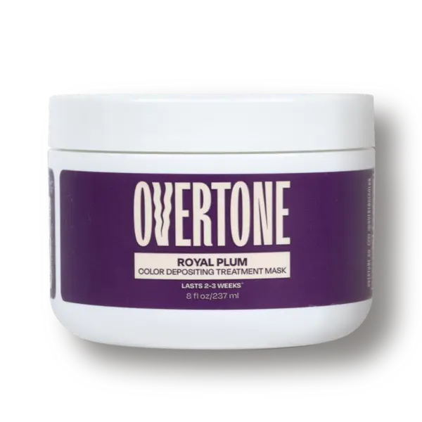 OVERTONE Semi Permanent Color-depositing Deep Conditioning Mask - Royal Plum