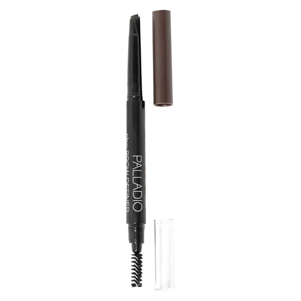 PALLADIO The Brow Definer, Tri-tip Retractable Pencil - Dark Brown