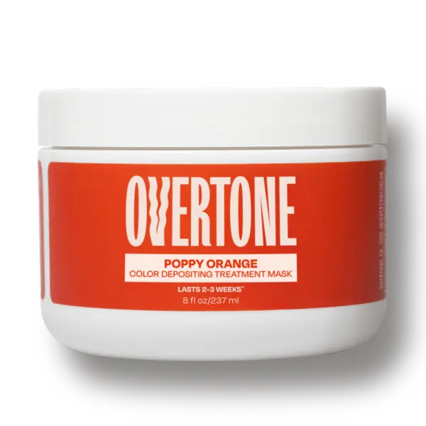 OVERTONE Semi Permanent Color-depositing Deep Conditioning Mask - Poppy Orange