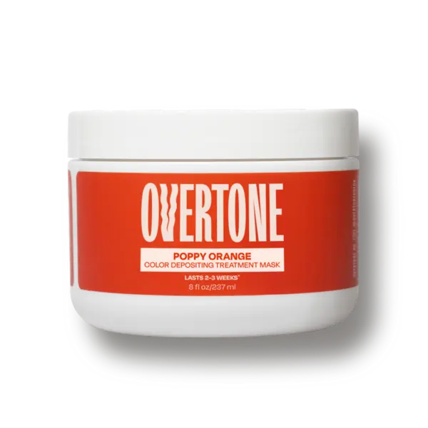 OVERTONE Semi Permanent Color-depositing Deep Conditioning Mask - Poppy Orange
