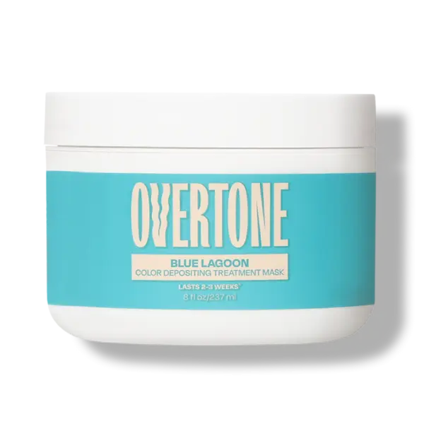 OVERTONE Semi Permanent Color-depositing Deep Conditioning Mask - Blue Lagoon